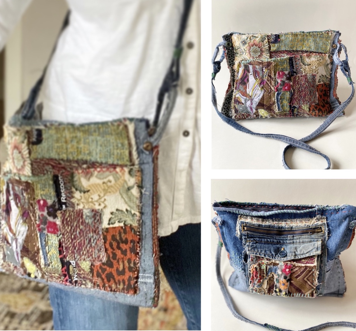 Starting 2020 off with New Handmade Bags | u p C y c l e d ART