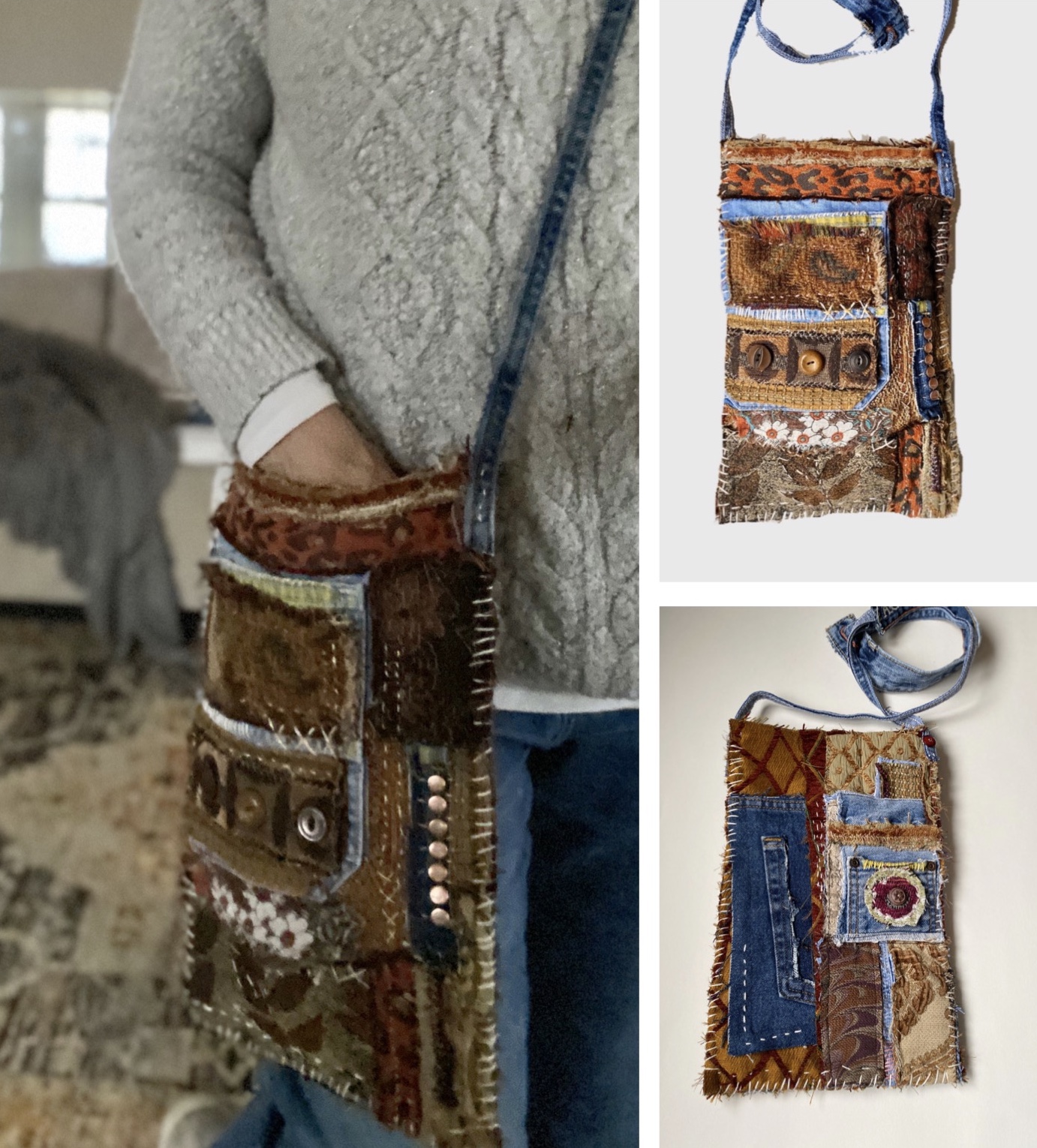 Starting 2020 off with New Handmade Bags | u p C y c l e d ART